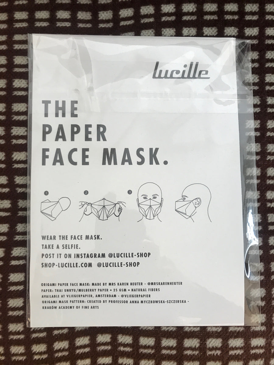 Origami Smiley Paper Face – LUCILLE